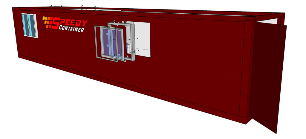 SPEEDY CONTAINER 3 FT DIY WINDOW KIT - Shipping Containers - Speedy ...