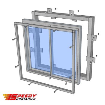 SPEEDY CONTAINER 3 FT DIY WINDOW KIT - Shipping Containers - Speedy ...